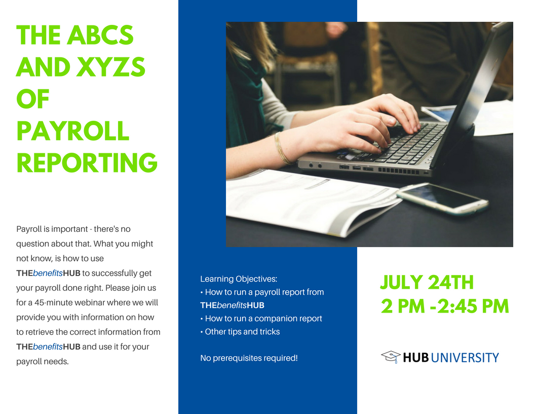 July Monthly Webinar – The ABCs and XYZs of Payroll Reporting! – LEARNsynx