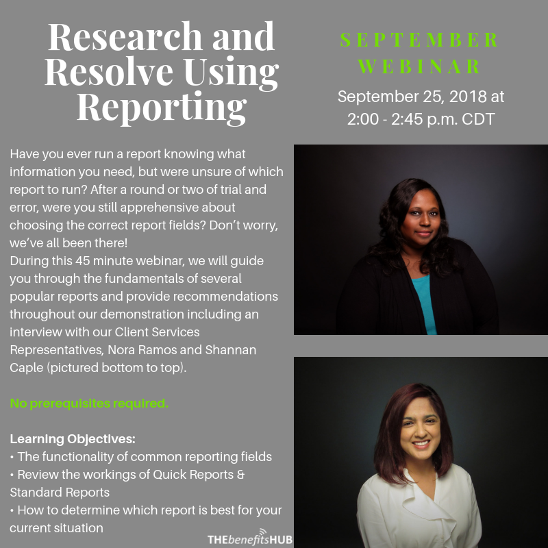 September Webinar: Research & Resolve Using Reporting – LEARNsynx