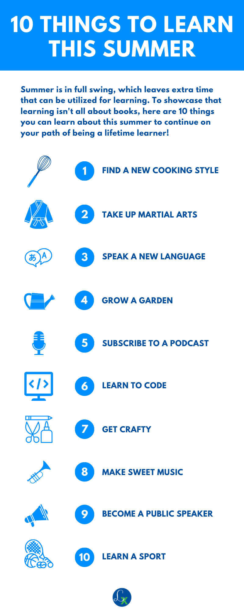 10 Things To Learn This Summer – LEARNsynx